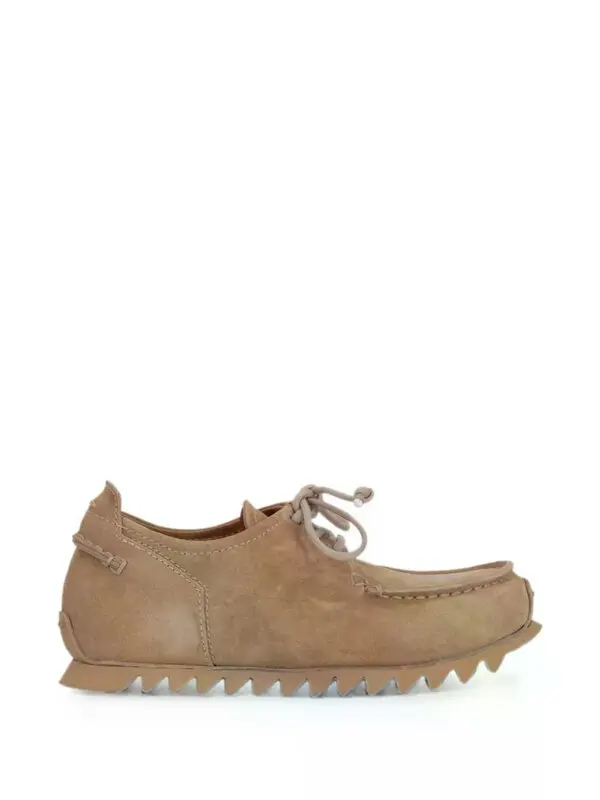 BEKK Suede Lace-up Loafers With Vibram Sole