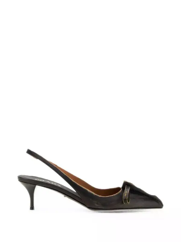 Prada Slingback Pumps - Brown