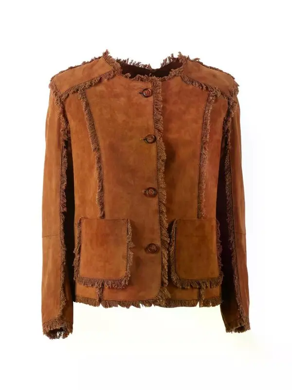 BULLY Fringed Suede Jacket