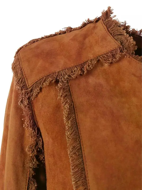BULLY Fringed Suede Jacket