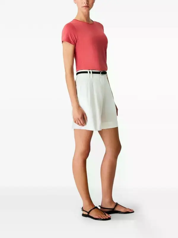 Another Tomorrow Fitted Short-sleeve T-shirt - Red