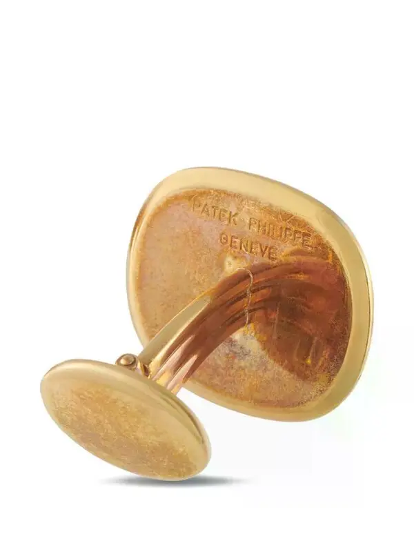 Patek Philippe Oval Enamel Tiger Cufflinks