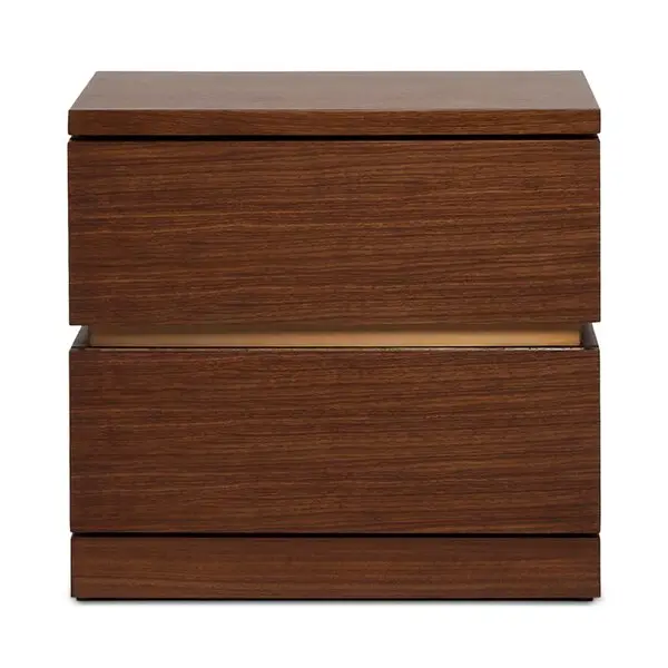 INTERLUDE HOME Bolton Bedside Chest - Walnut