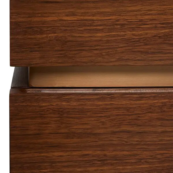 INTERLUDE HOME Bolton Bedside Chest - Walnut