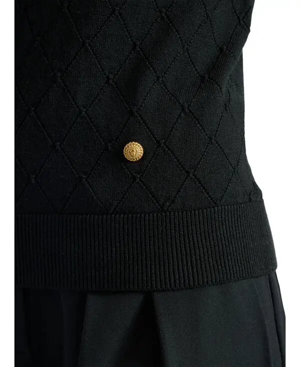Balmain Sleeveless Knit Top