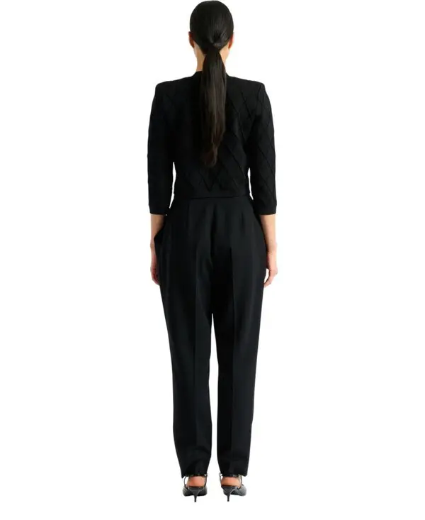 Balmain Cropped Knit Cardigan