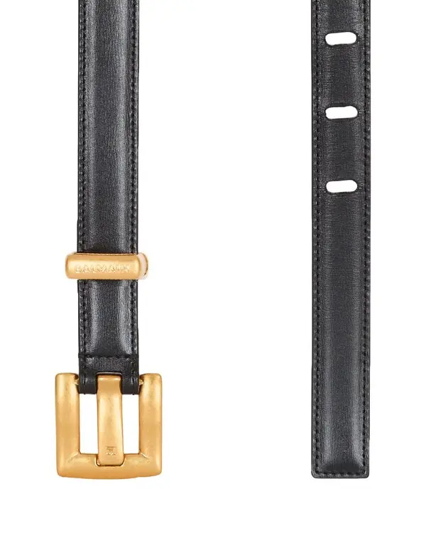 Balmain Anthem Belt 2cm-calfskin