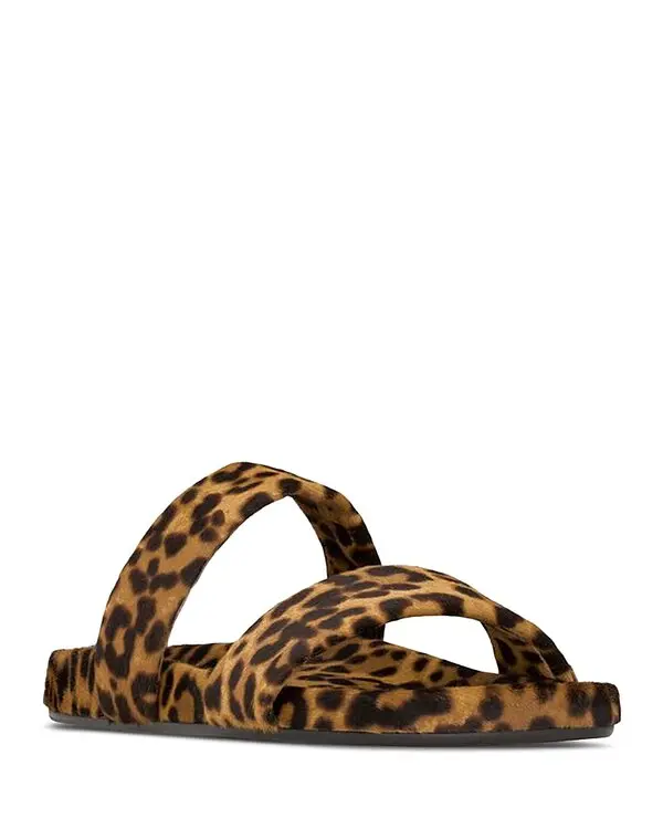 Saint Laurent Nichols Slides - Leopard