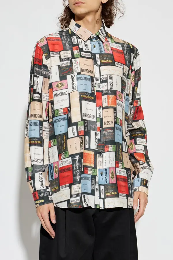 Moschino Silk Shirt With Print