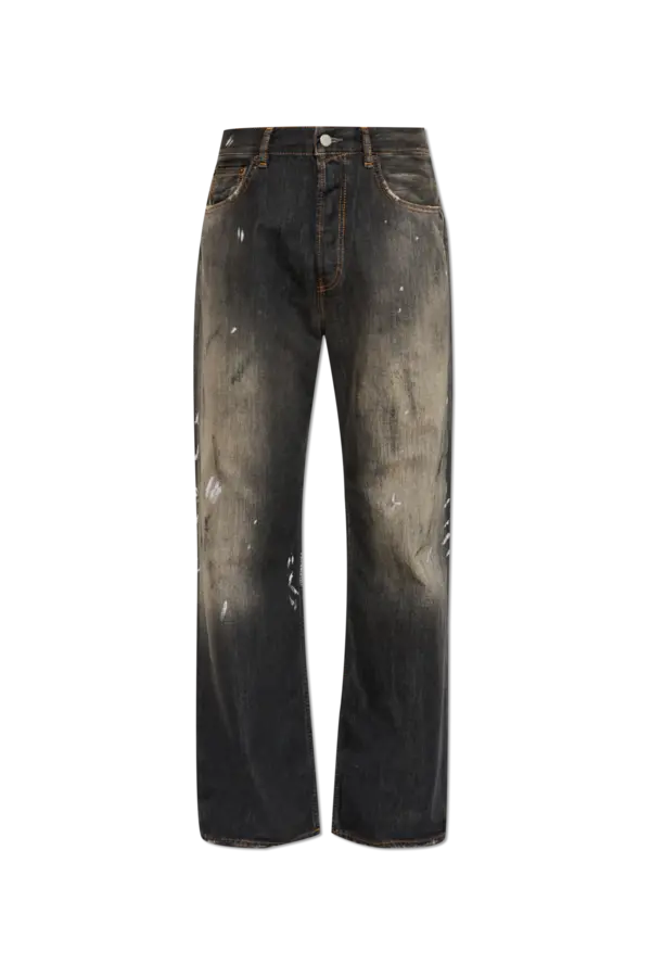 Acne Studios Vintage-effect Jeans - Black