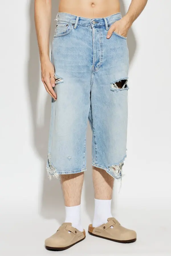 Acne Studios Vintage-effect Shorts