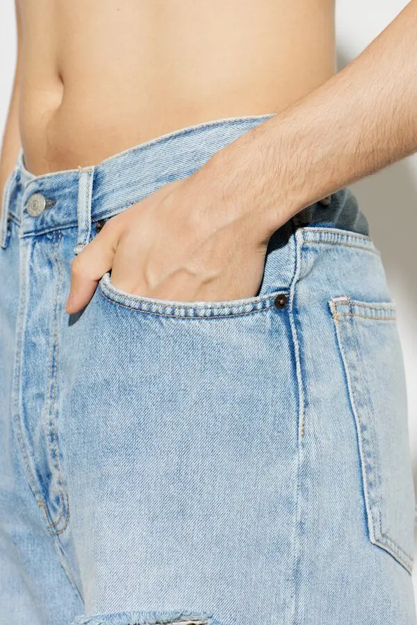 Acne Studios Vintage-effect Shorts