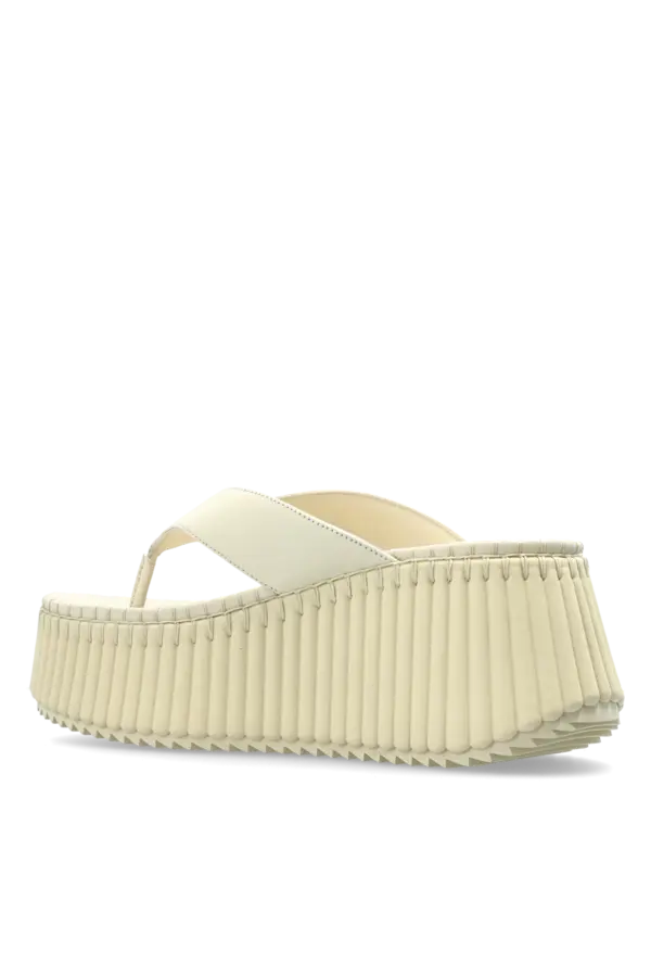 Chloé Nama" Wedge Sandals