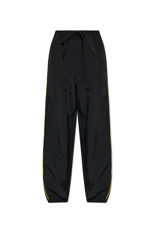 Moschino Trousers With Side Stripes - Black