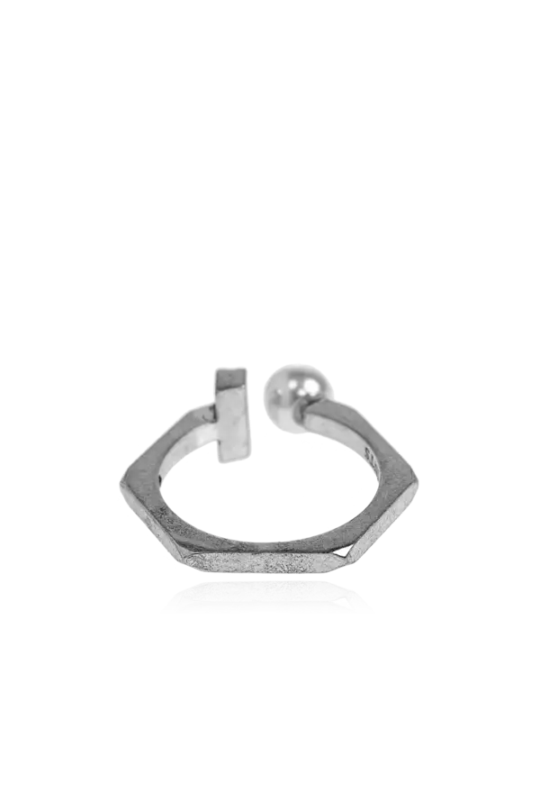 ALLSAINTS Ring With Glass Pearls