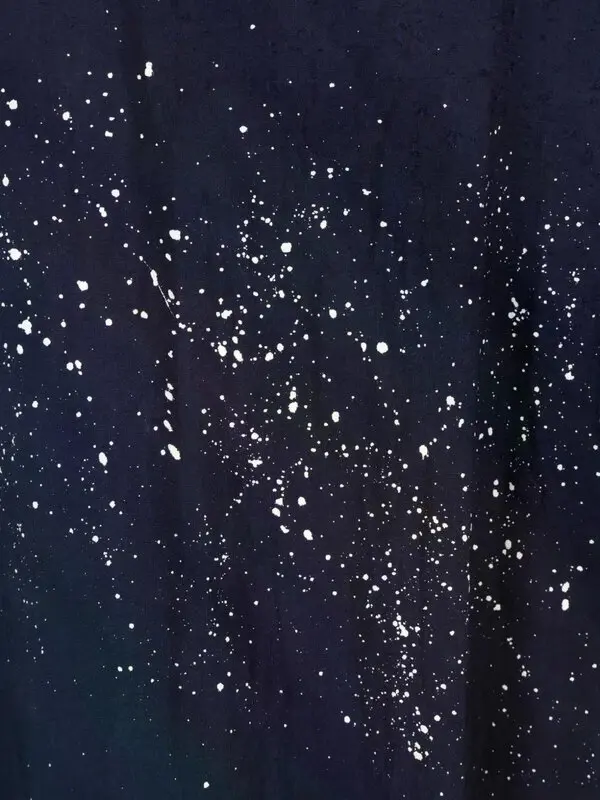 MARIA CALDERARA Sleeveless Paint-splatter Dress