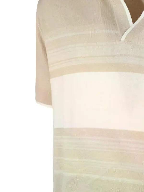 PAOLO PECORA Striped Cotton T-shirt