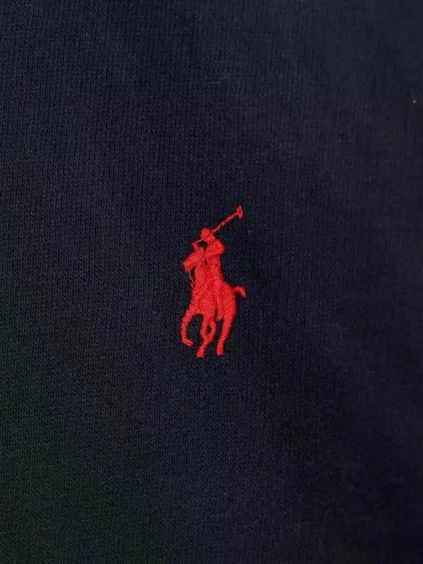 Polo Ralph Lauren Embroidered V-insert Crew Neck Sweater