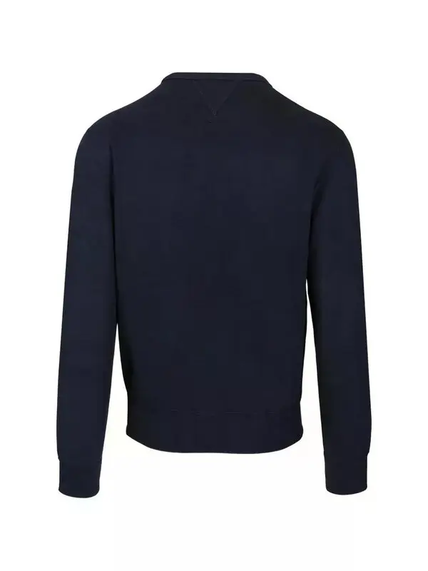 Polo Ralph Lauren Embroidered V-insert Crew Neck Sweater
