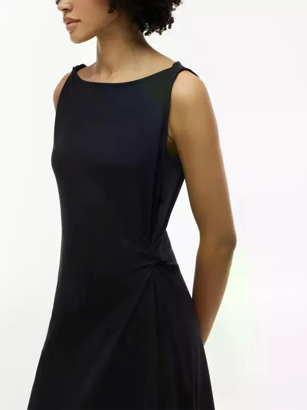 Tommy Hilfiger Sleeveless Boat Neck Top With Side Twist Detail