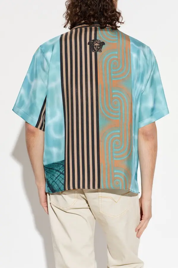 Versace Silk Short-sleeve Shirt