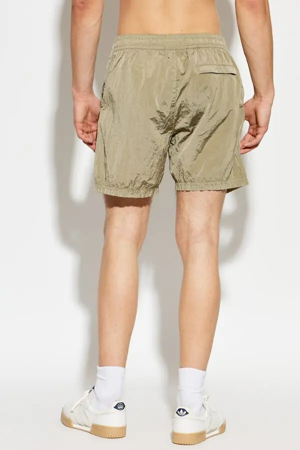 Stone Island Shorts With Logo Patch
