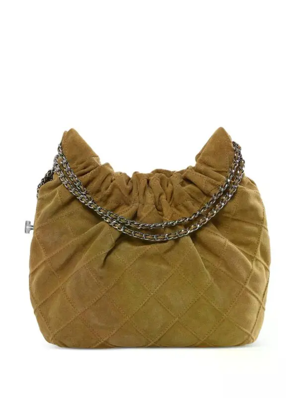 Tory Burch Suede Shoulder Bag - Neutrals