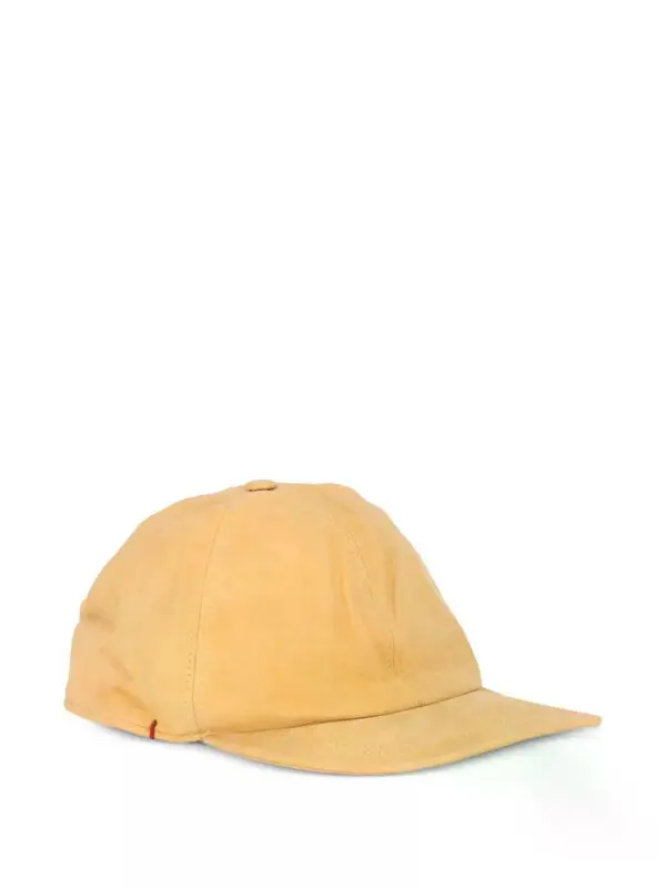 Isaia Leather Baseball Cap