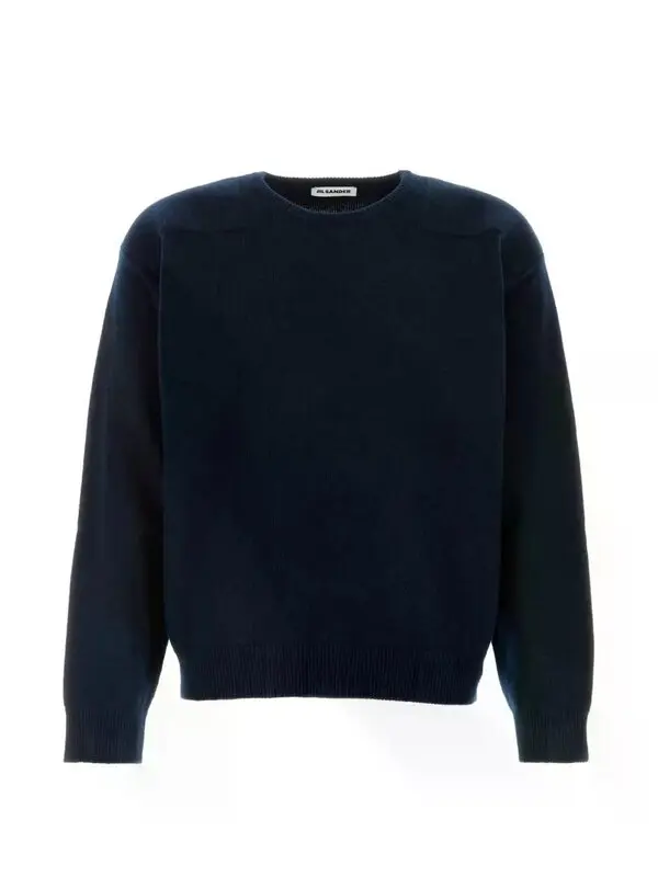 JIL SANDER Crew Neck Sweater - Blue