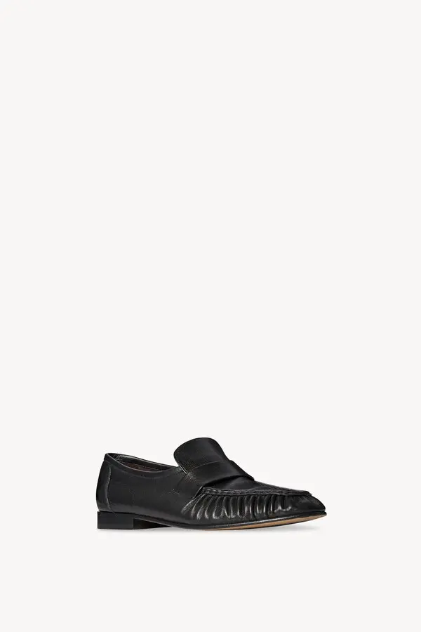 THE ROW Soft Nappa Leather Loafers