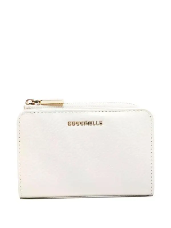 COCCINELLE Metallic Soft Wallet - Neutrals