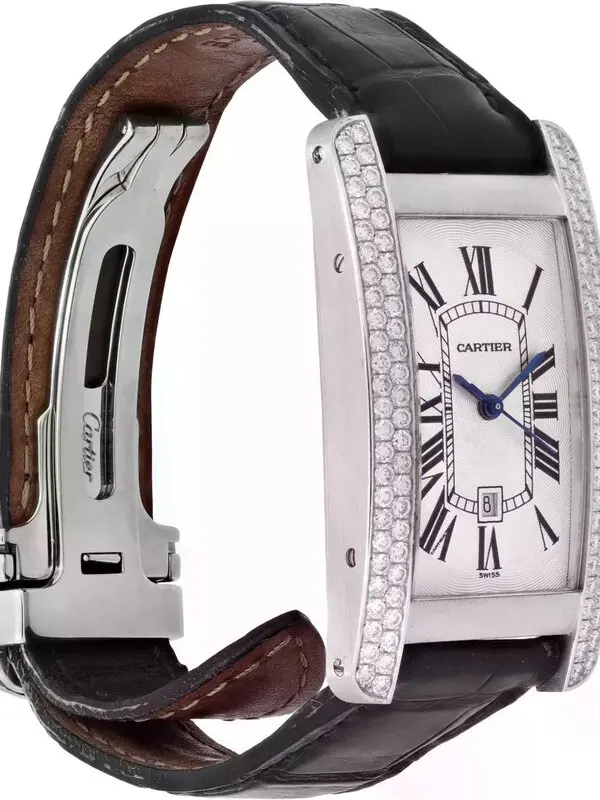 Cartier Tank Américaine Diamond Watch 23mm - White