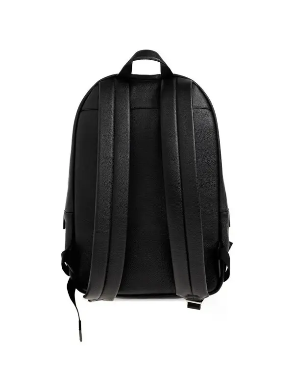 JIL SANDER Logo Patch Leather Backpack