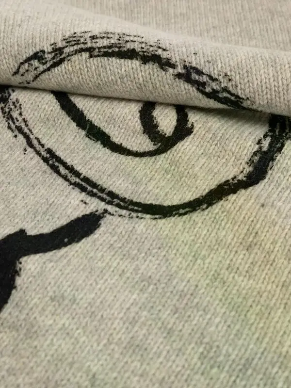 MAISON MARGIELA Logo-print Knitted Scarf