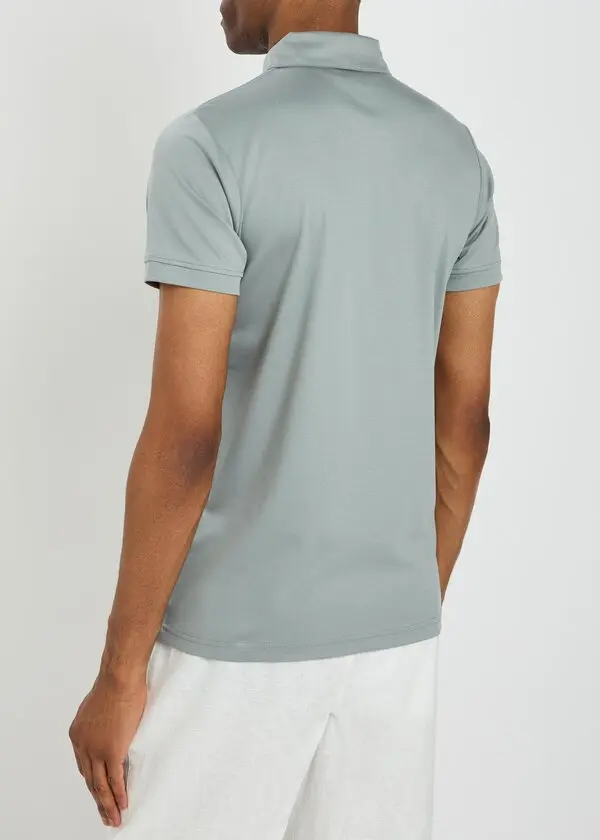 RAITH Santi Mercerized Cotton Polo Shirt