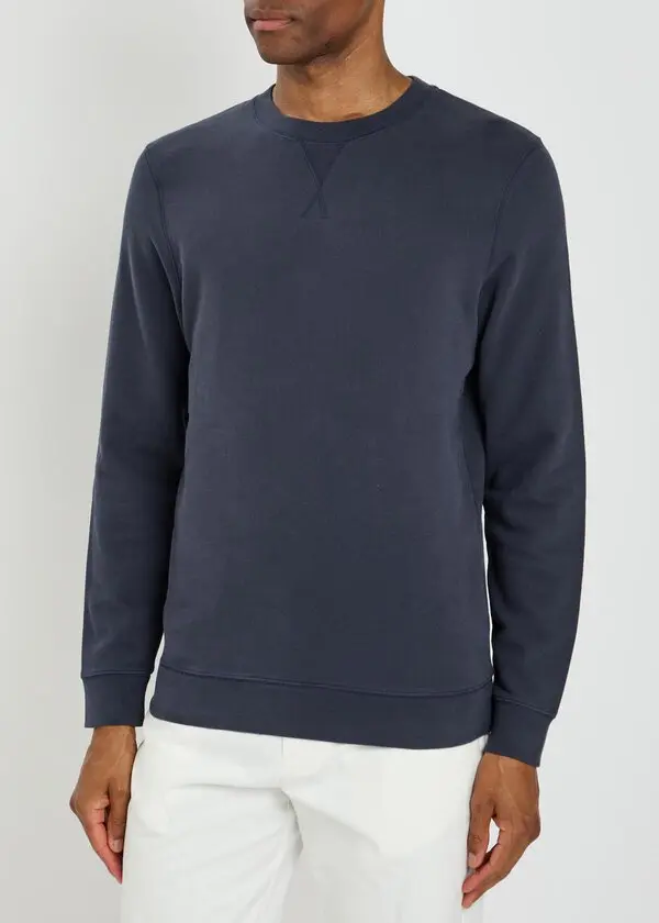 Sunspel Crew Neck Cotton Sweatshirt