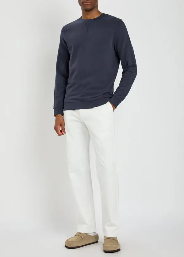 Sunspel Crew Neck Cotton Sweatshirt