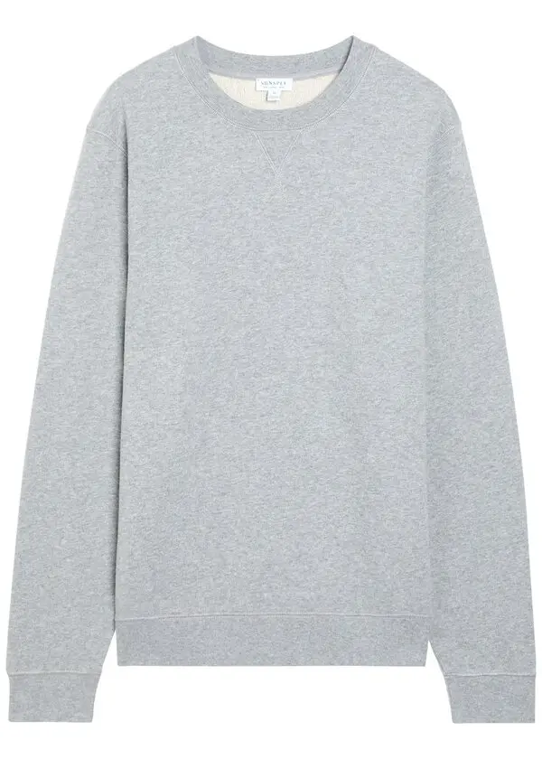 Sunspel Crew-neck Cotton Sweatshirt