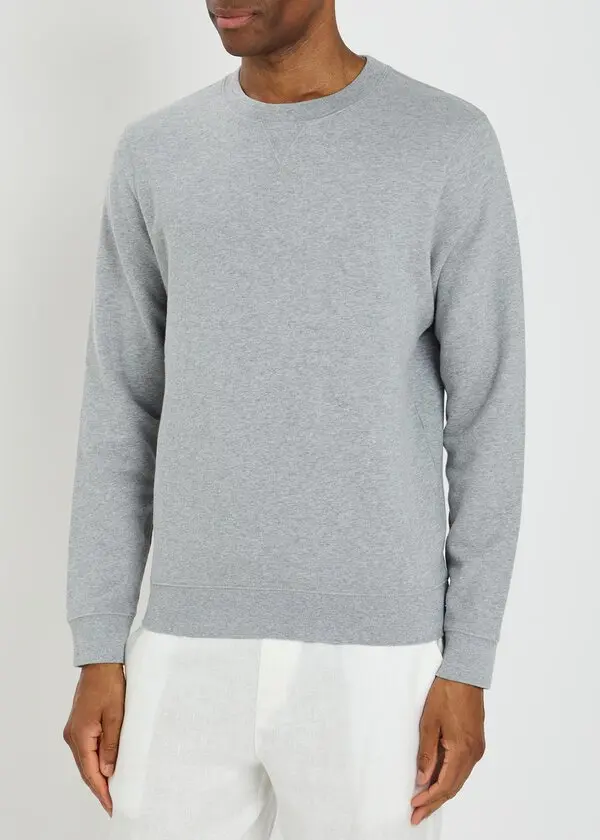 Sunspel Crew-neck Cotton Sweatshirt