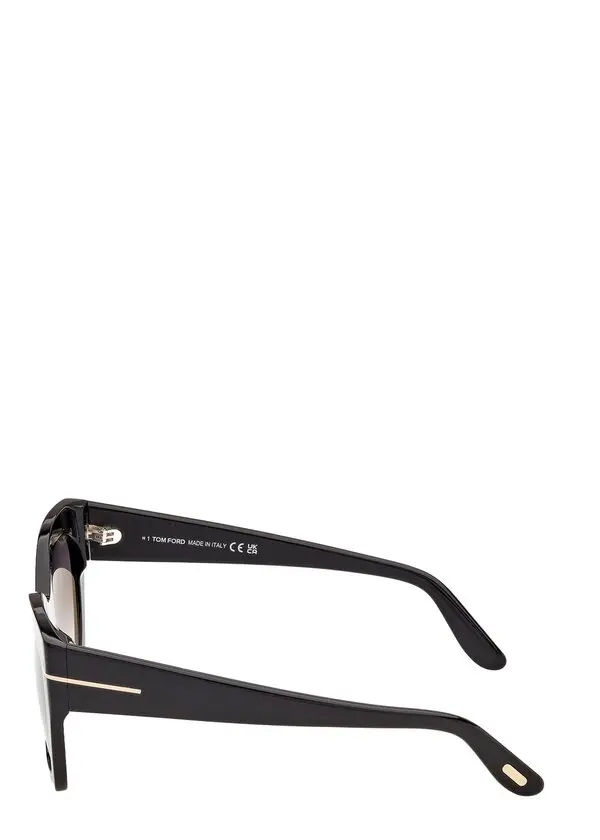 TOM FORD Butterfly Frame Sunglasses - Black