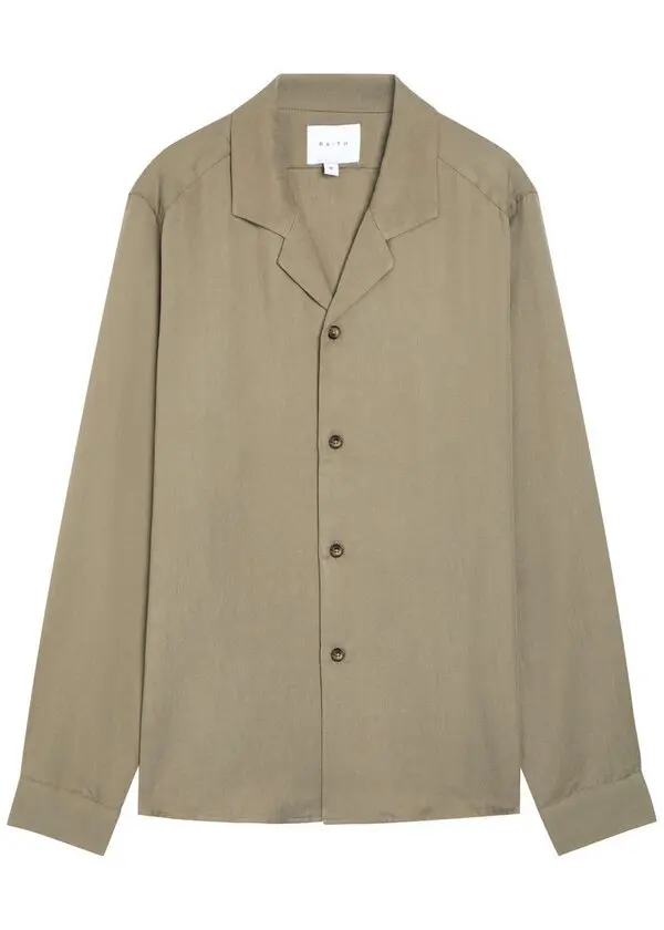 RAITH Sergio Woven Shirt - Khaki