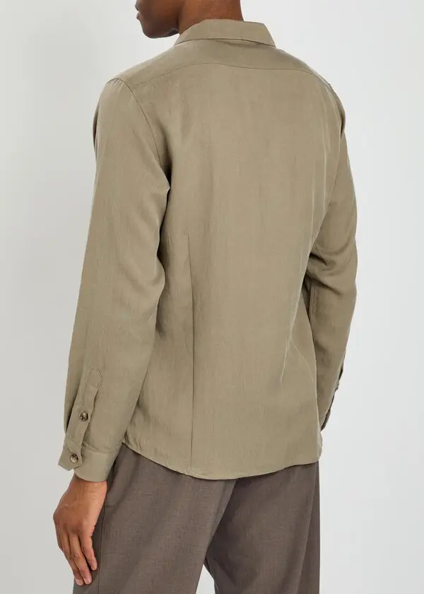RAITH Sergio Woven Shirt - Khaki
