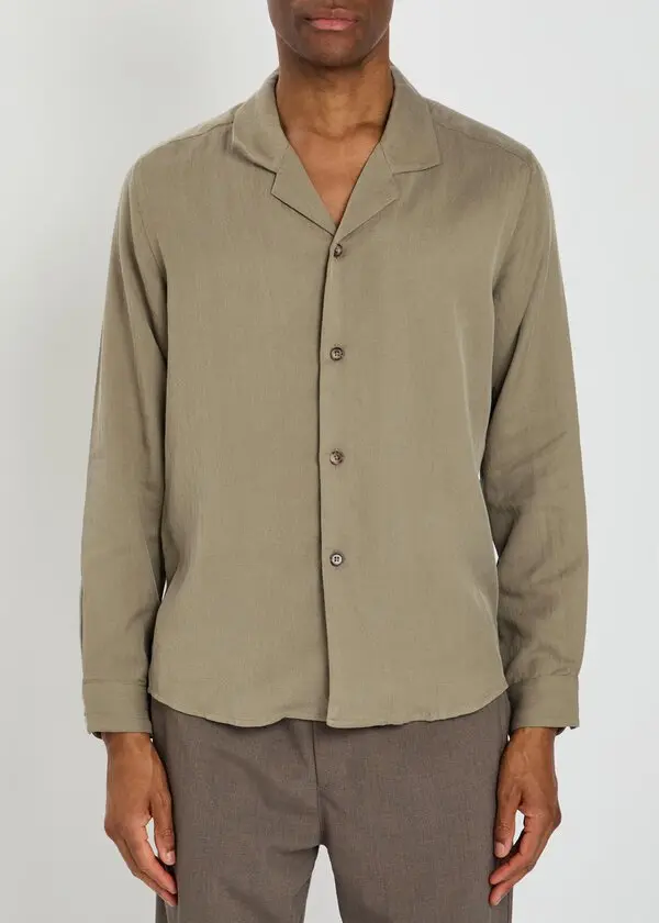 RAITH Sergio Woven Shirt - Khaki