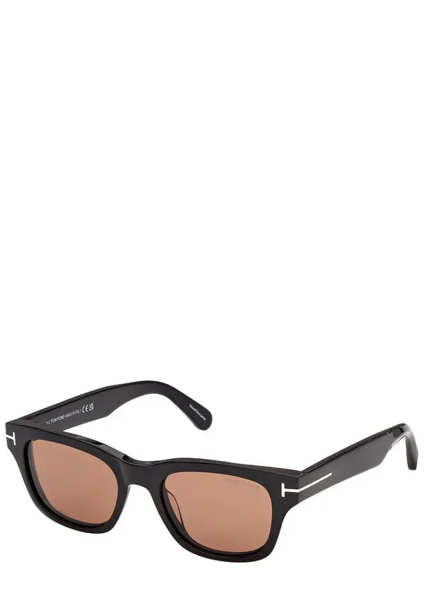 TOM FORD Caleb Square-frame Sunglasses - Black
