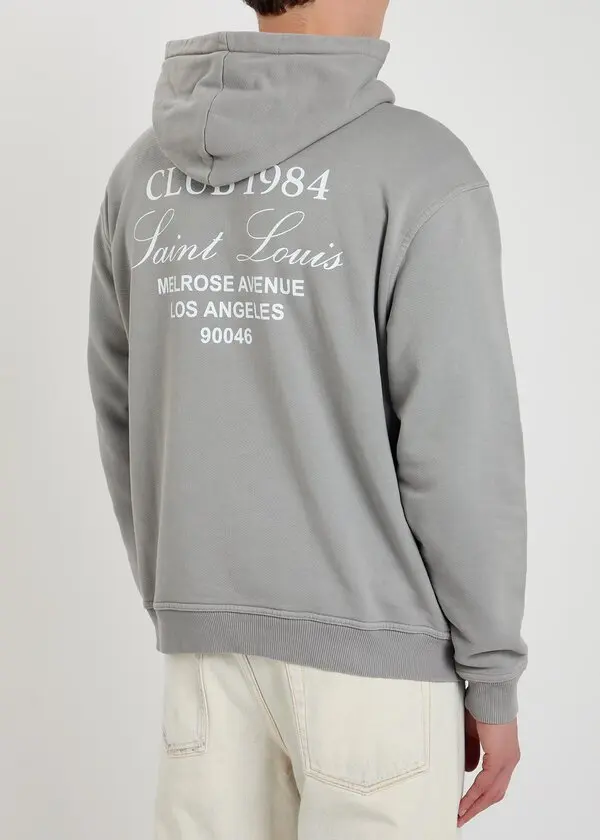 CLUB 1984 Melrose Hooded Cotton Sweatshirt