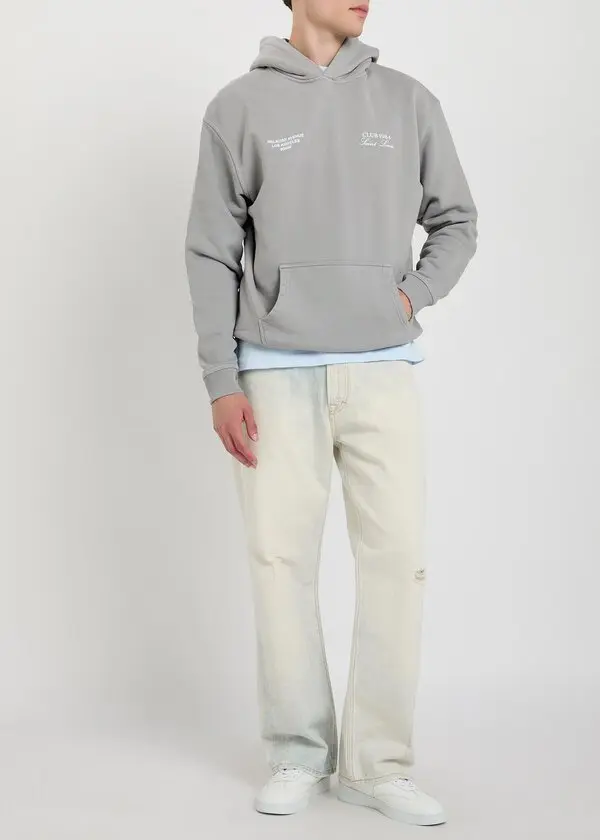 CLUB 1984 Melrose Hooded Cotton Sweatshirt