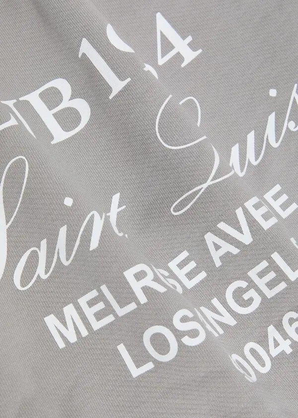 CLUB 1984 Melrose Hooded Cotton Sweatshirt