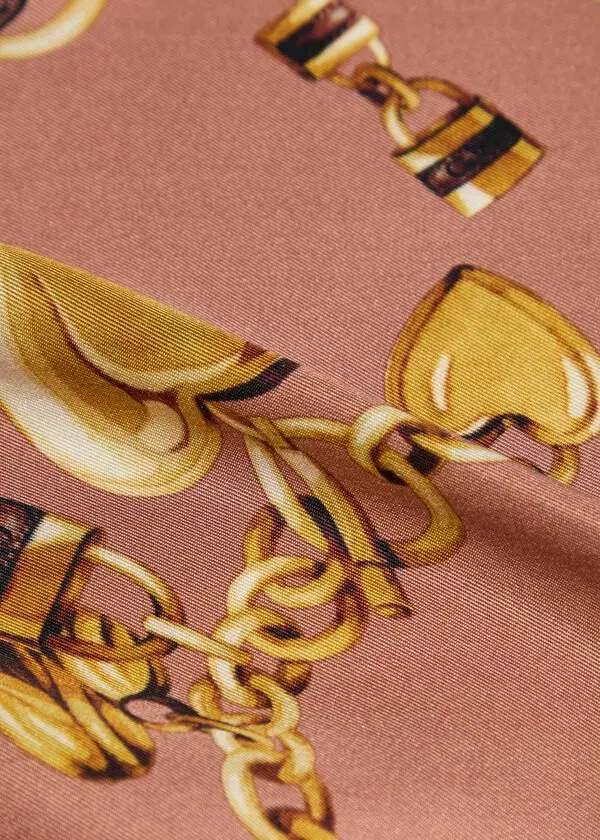 Chloé Paddington Printed Silk Scarf