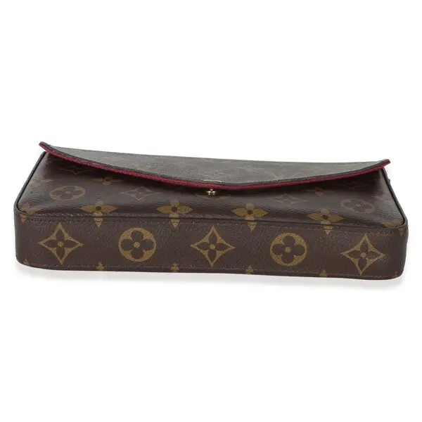 LOUIS VUITTON Monogram Canvas Felicie Pochette - Brown