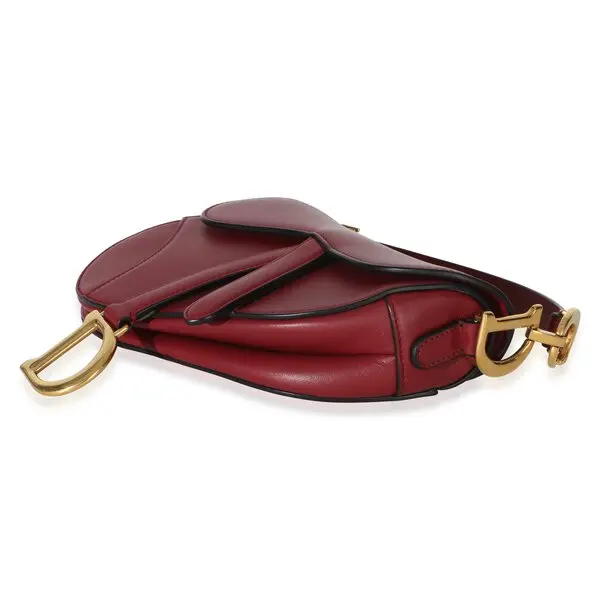 Dior Smooth Calfskin Saddle Bag - Red